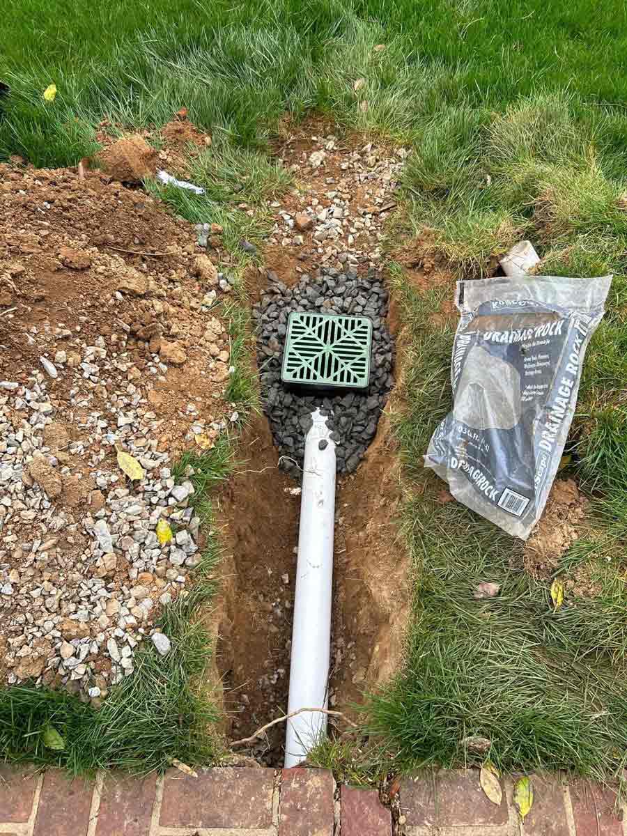 Exterior Drainage Systems Roanoke VA - Appalachian Foundation Services